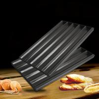 China Customization Carbon Steel French Bread Baking Mold For Perfect Crust 600x400x40mm for sale