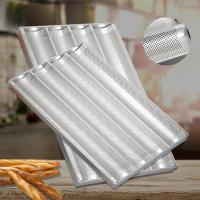 China Customization Carbon Steel French Bread Baking Mold For Perfect Crust 600x400x40mm for sale