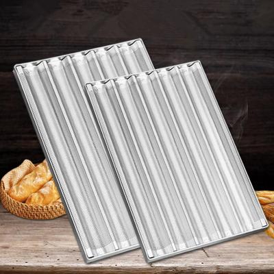 China French Bread Mold Baking Pan With Oil Treatment To Prevent Sticking And Clumping for sale