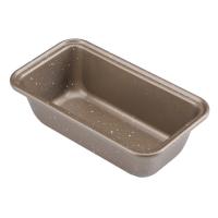 China Gold with White Spots 6 - Inch Carbon Steel Bread Toast Cake Mold Baking Pan for sale