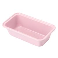 China Light Pink 6-Inch Carbon Steel Bread Toast Cake Mold Baking Pan for sale