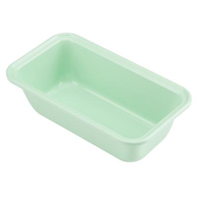 China Mint Green 6 - Inch Carbon Steel Bread Toast Cake Mold Baking Pan for sale
