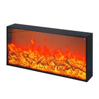 China Stylish Remote Controlled Electric Fireplace Heater With Adjustable Thermostat for sale