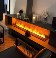 China Adjustable Thermostat Electric Flame Fireplace For Cozy Home for sale