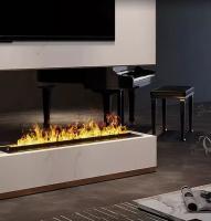 China Country Style Farmhouse Electric Fireplace With Remote Control And Overheat Protection for sale