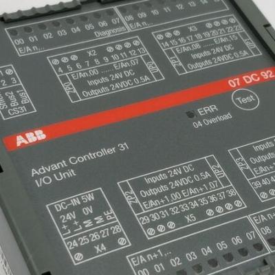 China ABB 07DC92 GJR5252200R0101 Digital Input Output Module 32 Channels 24V DC for sale