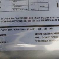 China Bently Nevada 3300/20 Dual Thrust Position Monitor 25-0-25 mils 200 mV/mil for sale
