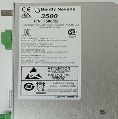 China Bently Nevada 3500/22-01-01-00 146031-01 10Base-T/100Base-TX I/O Module for 3500 Rack for sale