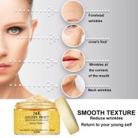 China ODM 24k Gold Face Cream Anti Wrinkle Whitening Moisturizing Barrier Cream for sale