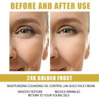 China ODM 24k Gold Face Cream Anti Wrinkle Whitening Moisturizing Barrier Cream for sale