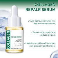 China Collagen Face Serum Moisturizing Soothing Skin Firming Serum Transparent Essence for sale