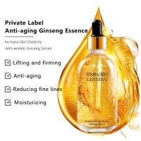 China Liquid Gold Face Serum For Wrinkles Ginseng Essence Gold Polypeptide Rejuvenating Serum for sale