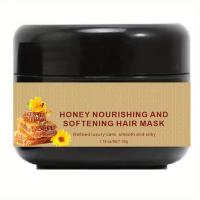 China Smooth Nourishing Honey Repair Hair Mask Improving Dry Hair Beauty Mask OEM ODM for sale