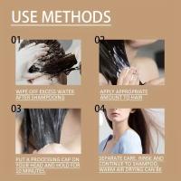 China Smooth Nourishing Honey Repair Hair Mask Improving Dry Hair Beauty Mask OEM ODM for sale
