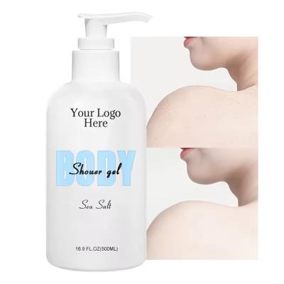 China Whitening Nourishing Clean Body Scrub Skin Hydrating Refresh Sea Salt Shower Gel for sale