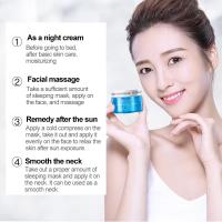 China Blue Copper Peptide Repair Collagen Sleeping Mask Freeze Facial Care Mask for sale