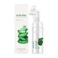 China Aloe Vera Exfoliating Face Cleaner Foaming Facial Cleanser For All Skin Types Acne Men'S for sale