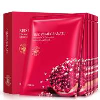 China Pomegranate Firming Face Mask Forehead Wrinkle Mask Removal Skin Care Facial Mask for sale