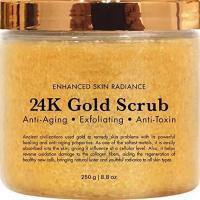 China 24K Anti Aging Gold Body Scrub And Facial Scrub With Private Label for sale