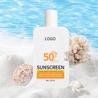 China Women Dry Face Skin Beauty Cosmetics Sunscreen SPF 50 Cream Lightweight Sunscreen Gel for sale