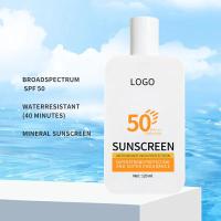 China Women Dry Face Skin Beauty Cosmetics Sunscreen SPF 50 Cream Lightweight Sunscreen Gel for sale