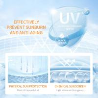 China Sunscreen Makeup Whitening UV Protection SPF 50+ Pa+++ Moisturizing Sunscreen Cream For Face Body for sale