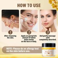 China OEM ODM Tallow And Honey Balm Cream Natural Tallow Moisturizer For Face & Body Cream For All Skin Types for sale