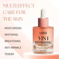 China 5 In 1 Skin Care Serum Dark Spot Whitening Serum Vitamin C Facial Serum for sale