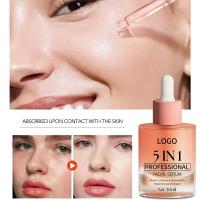 China 5 In 1 Skin Care Serum Dark Spot Whitening Serum Vitamin C Facial Serum for sale