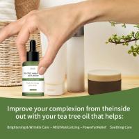 China Tea Tree Sensitive Skin Glow Facial Serum Hyaluronic Acid Serum For Face Whitening for sale