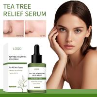 China Tea Tree Sensitive Skin Glow Facial Serum Hyaluronic Acid Serum For Face Whitening for sale