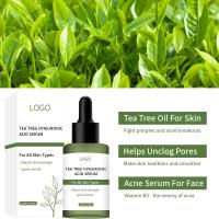 China Tea Tree Sensitive Skin Glow Facial Serum Hyaluronic Acid Serum For Face Whitening for sale
