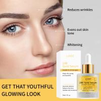 China Moisturizing Fade Fine Lift Serum 24k Gold Essence Face Instant Tightening Skin Care Serum for sale