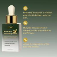 China Anti Freckle Brightening Vitamin C Glowing Skin Products Collagen Face Serum Snail for sale