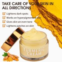 China Organic Skin Care Acne Wrinkle Dark Spot Moisturizer Bleaching Turmeric Face Cream for sale