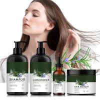 China Vegan Hair Care Rosemary Mint Strengthening Oil Control Hair Growth Shampoo Conditioner Hair Oil Masque Mask Set for sale