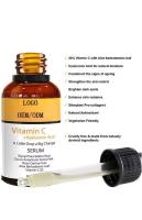 China OEM Vitamin C Serum Hyaluronic Acid Liquid Formula Natural Skin Lightening Nourishing Brightening for Face Body for sale