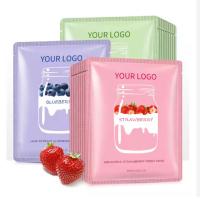 China Whitening Moisturizing Sheet Fruit Beauty Face Mask Korean Mascarillasl Skin Care Facial Mask for sale