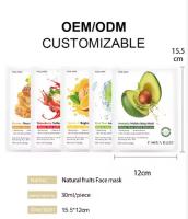 China Fruit Natural Vitamin C Face Beauty Masks Skin Care Sheet Facial Skin Care Mask Face Sheet Mask for sale
