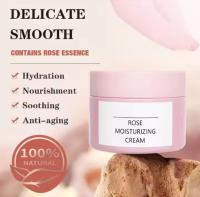 China OEM ODM Long Lasting Hydration Damascus Rose Facial Moisturizer for Tightening Improve Roughness Skin Care Face Cream Lotion for sale