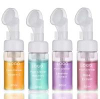 China Facial Cleanser Foam Exfoliating Cleansing Mousse Pore Moisture Skin Care Washing Mousse Cleanser with Brush for sale