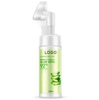 China Facial Cleanser Foam Exfoliating Cleansing Mousse Pore Moisture Skin Care Washing Mousse Cleanser with Brush for sale