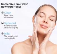 China Hot Selling Gentle Cleaners Pores Milk Foam Face Cleansing Facial Cleansers Face Wash for sale