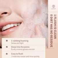 China Organic OEM Face Wash Foam Rich Oil Control Gentle Makeup Removing Cleaning Skin Whitening Face Wash For Oily Skin for sale