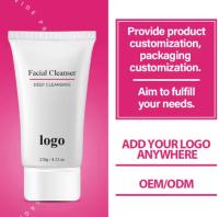 China Custom Organic Unisex Face Wash Adult Facial Cleanser Gel with Lightening Properties Made From Compound Essential Oils for sale