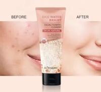 China Face Wash Facial Cleanser Whitening Face Wash With Rice Extract for Oily Dry Skin for sale