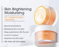 China Organic Herbal Face Cream Vitamin C Sweet Orange Extract Non-Sticky Moisturizing Brightening Effect Skin Care Treatment for sale
