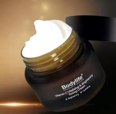 China Vitamin C Vitalizing & Brightening Toning Cream with Collagen Vitamin E Pearl Vitamin B5 OEM/ODM Supply for sale