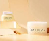 China Private Label Skin Care Moisturizing Whitening Facial Cream Anti Acne Brightening Turmeric Face Cream for sale