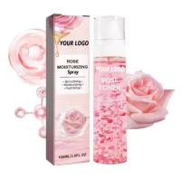 China Private Label Korean Moisturizing Skin Care Skincare Natural Organic Pure Rose Water Facial Mist Face Toner Spray for Face for sale